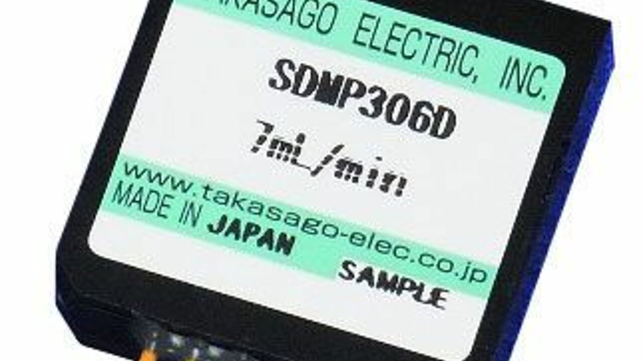 SDMP306D piezo pump with 7ml/min and integrated driver - BMT