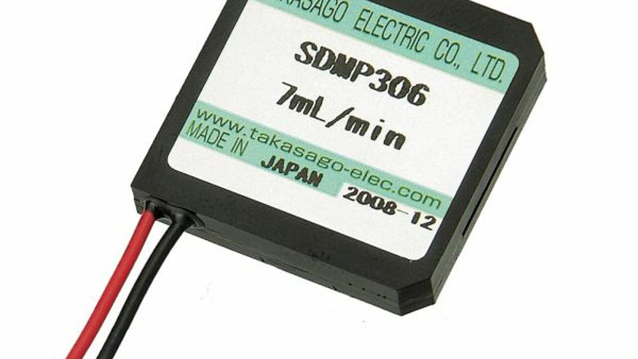 SDMP306 piezo pump with 7ml/min flow - BMT