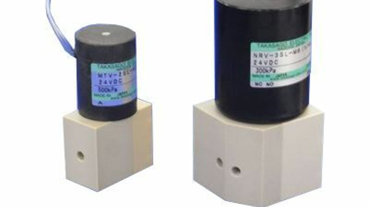Slider valve for analytical technology with 0.4 and 1.0 mm orifice diameter