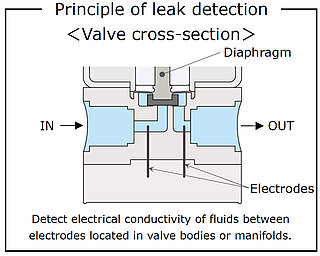 Diaphragm isolation valves with fluidic sensor monitoring
