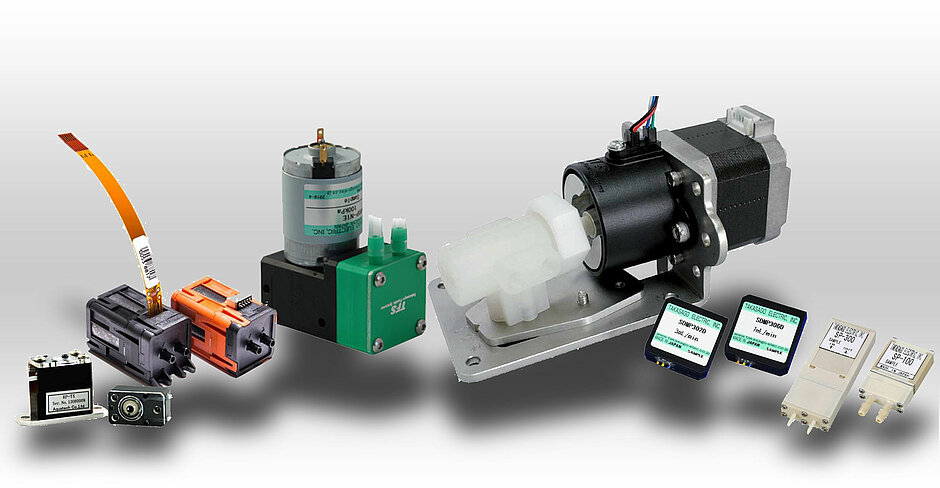 Miniature pumps for industry, medical & analytical technology