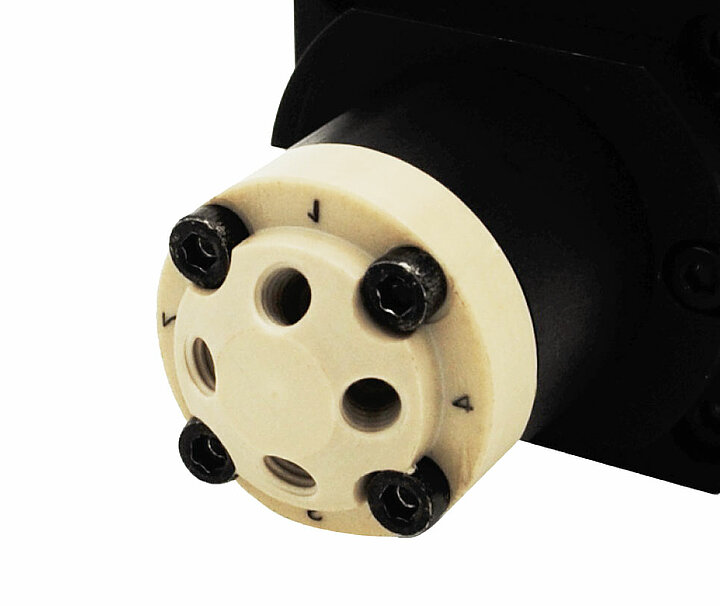 2-Position 4-Port injection rotary valve with 0.4mm Channel diameter ...