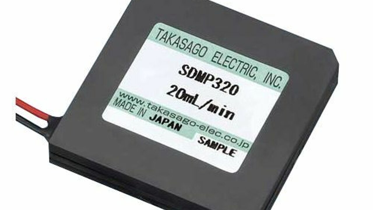 SDMP320 piezo pump with 20ml/min flow - BMT